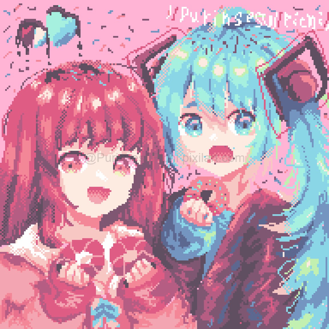 Pixilart - Donuts Miku by PurinsesuPichi