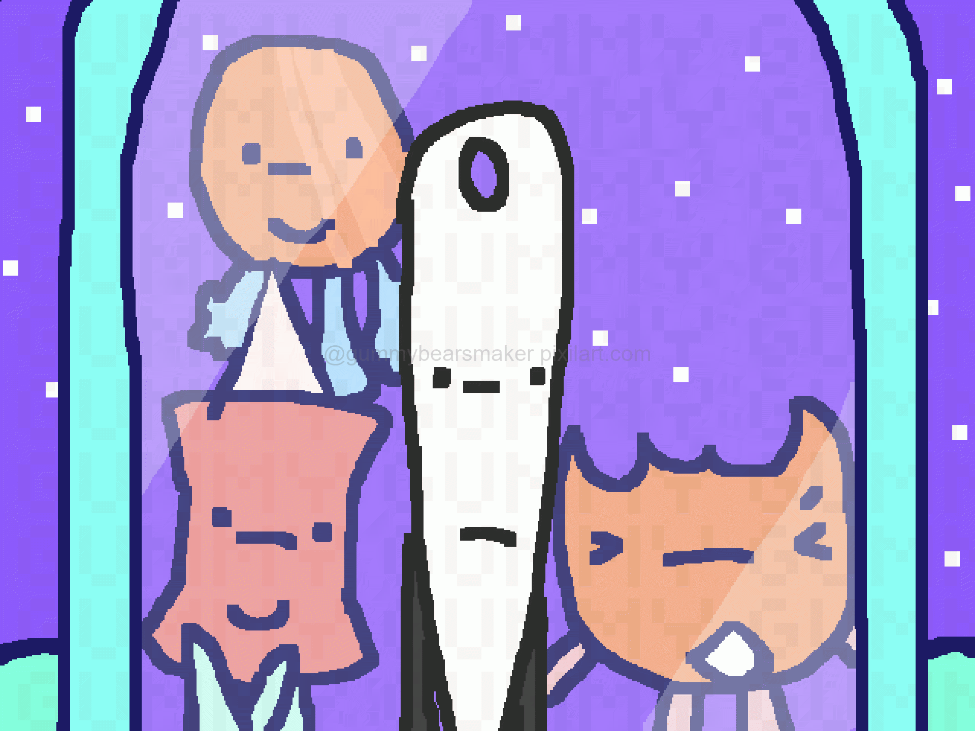 Pixilart - bfdi x omori au mirror by n1goldingotfan