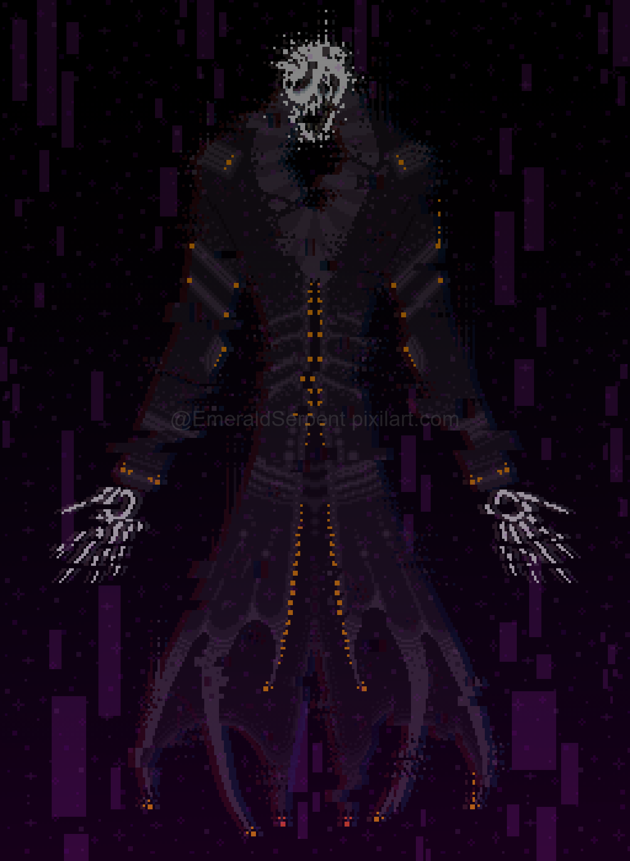 Pixilart - W.D Gaster by EmeraldSerpent