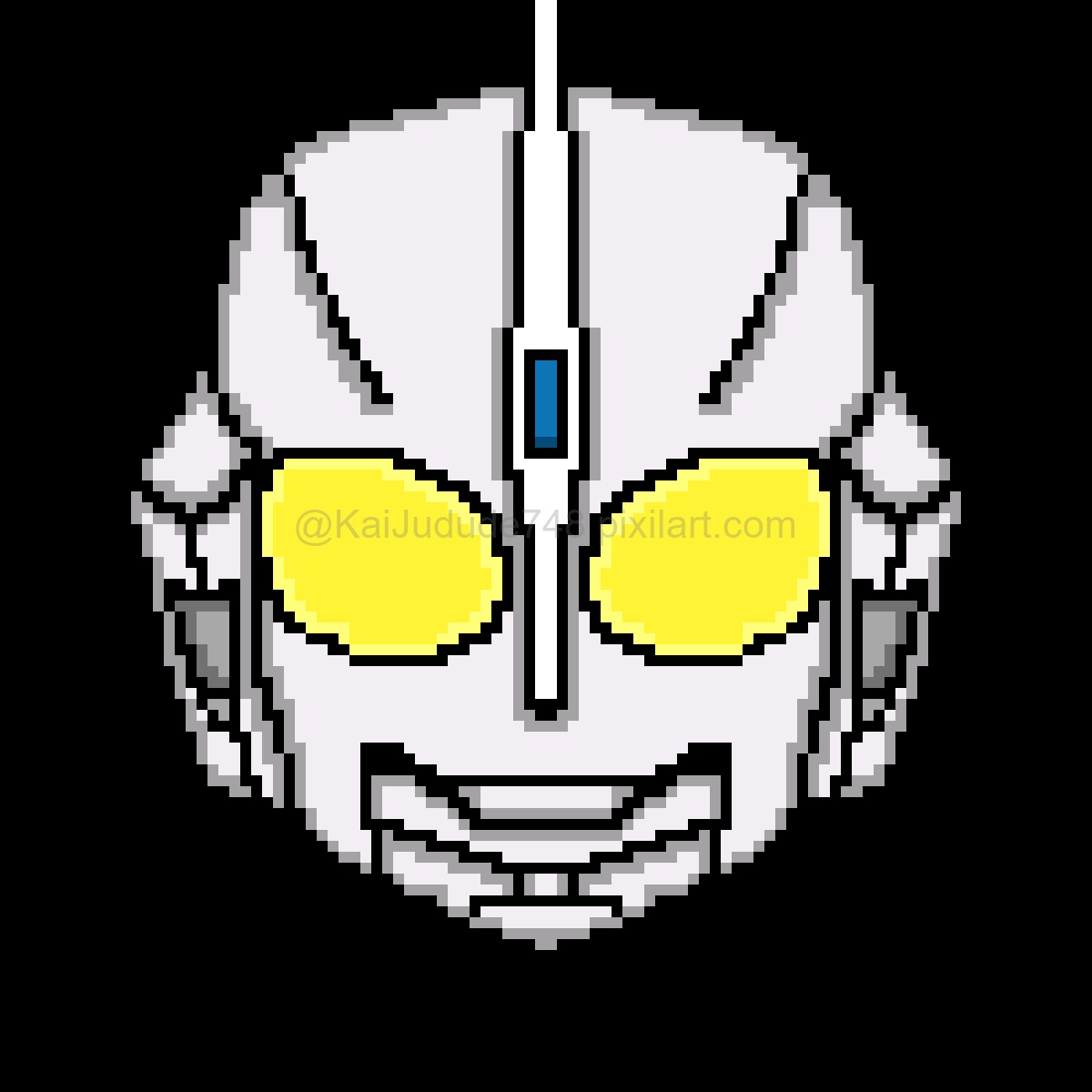 Pixilart - Ultraman Face front view by KaiJudude748