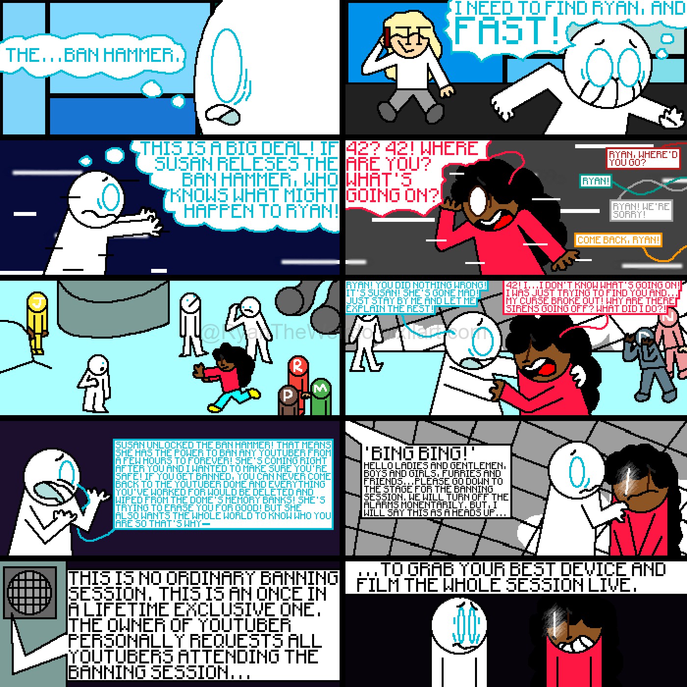 Episode 67 - The Youtuber Dome [SEASON FINALE] - Pixilart Comics