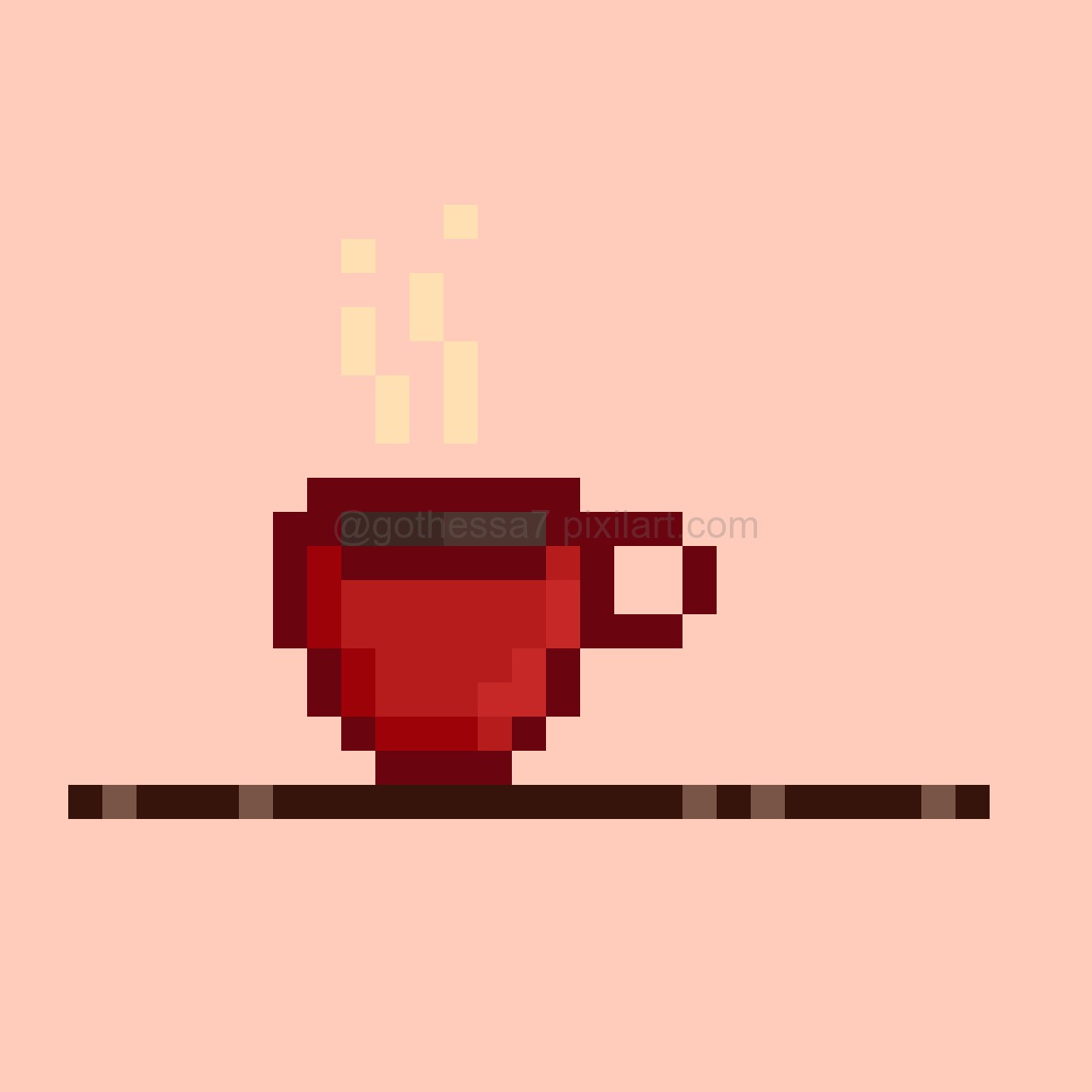 Pixilart - a cup coffee by gothessa7
