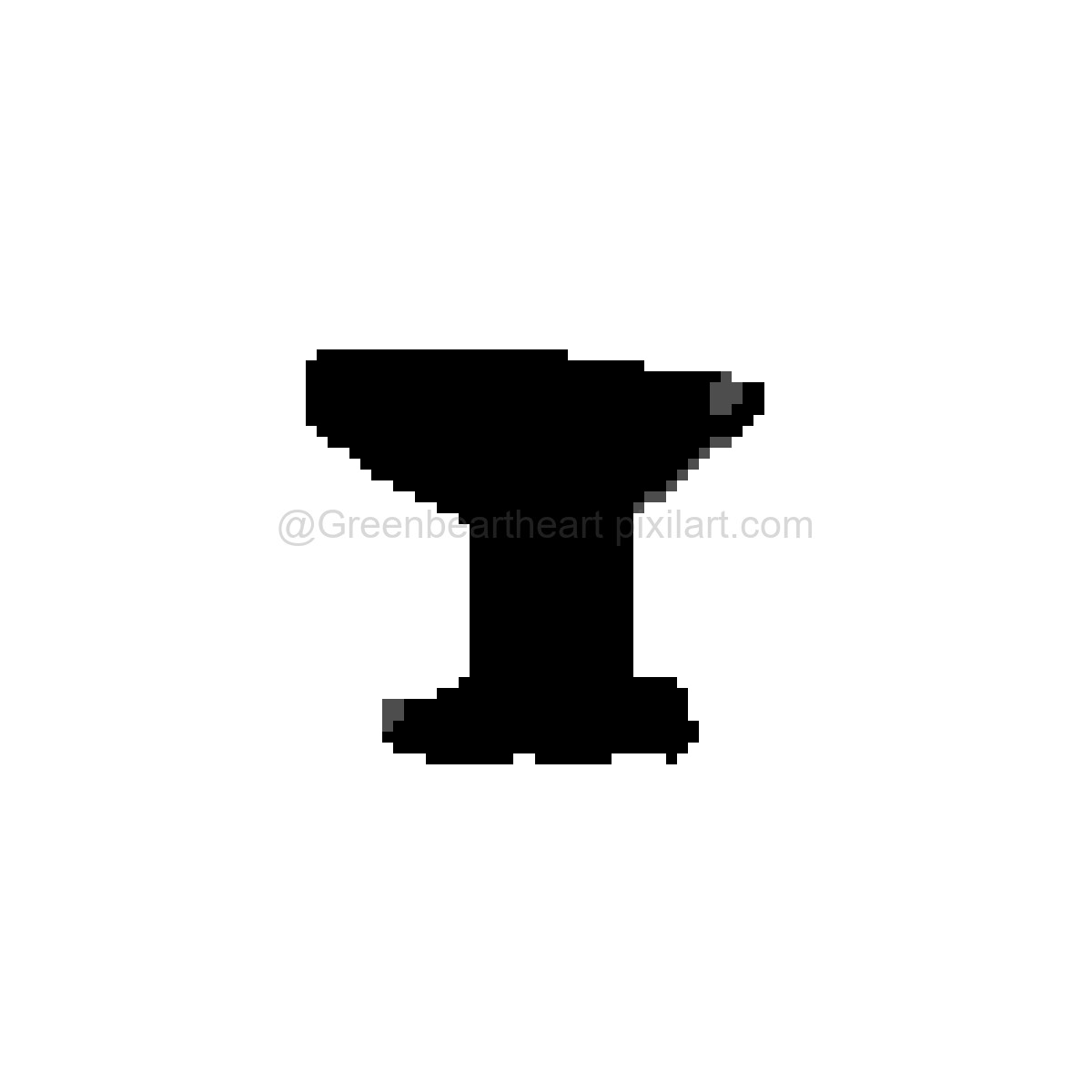 Pixilart - Anvil (could do some improvements later) by Greenbeartheart