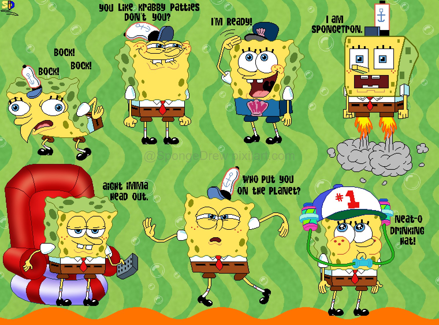 Pixilart - Episodes References by SpongeDrew