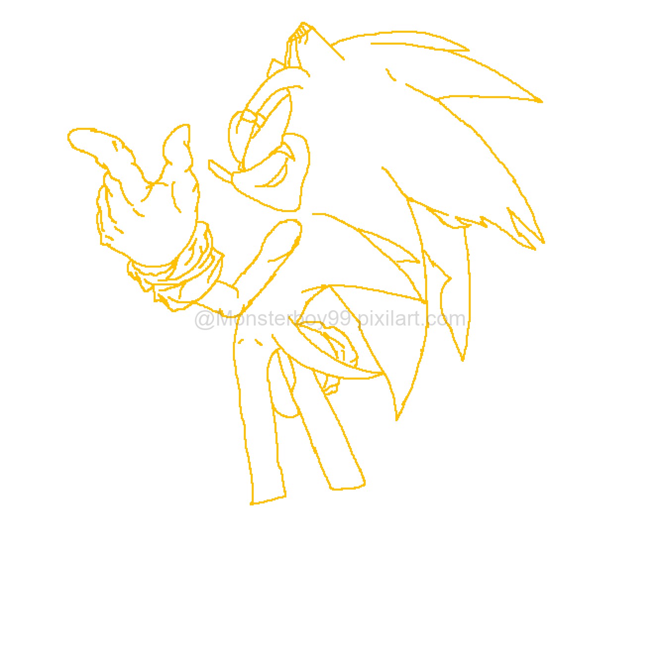 Omega sonic ver by Monsterboy99 - Pixilart