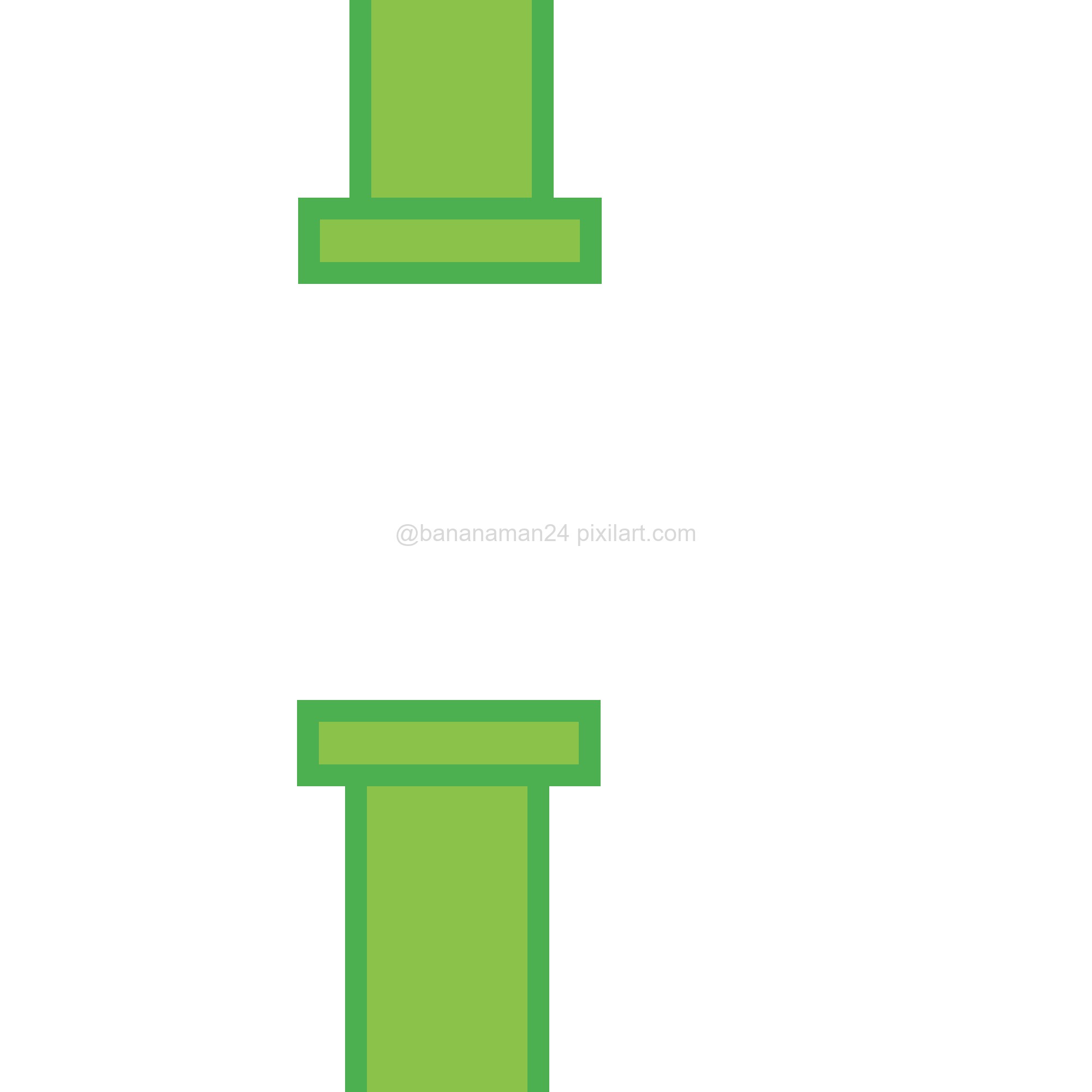 Pixilart - flappy bird pipes by bananaman24