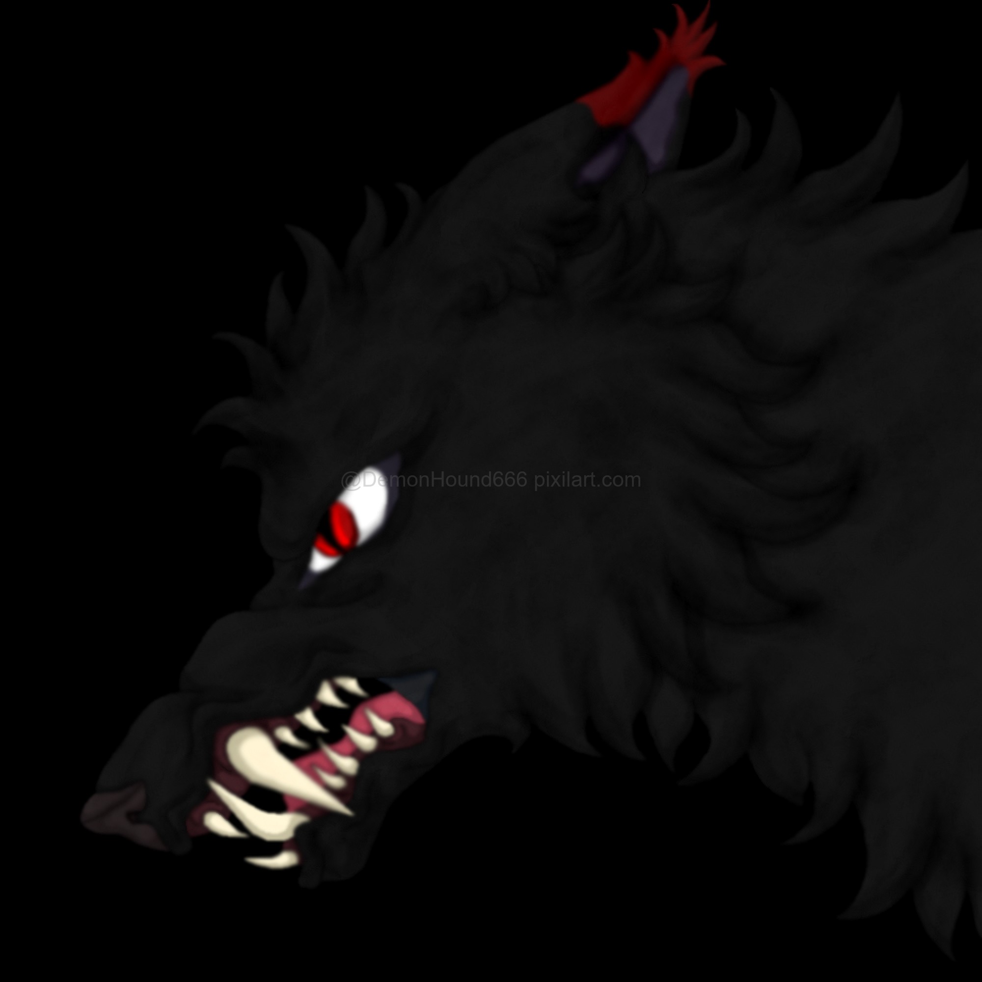 Pixilart - Aaron Lycan by DemonHound666