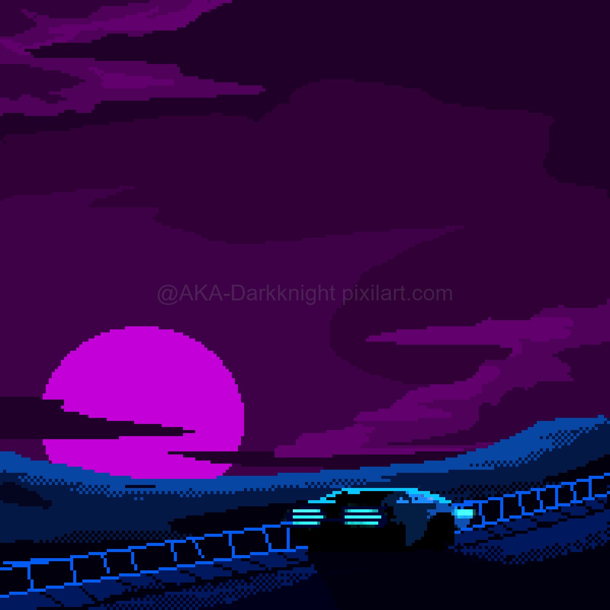 Pixilart - Night Drive by AKA-Darkknight