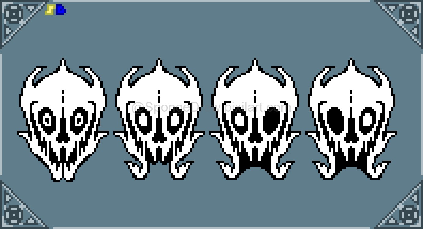 Pixilart - Gaster Blaster Sprites by SpongeDrew Pixilart - Gaster Blaster Sprites by SpongeDrew