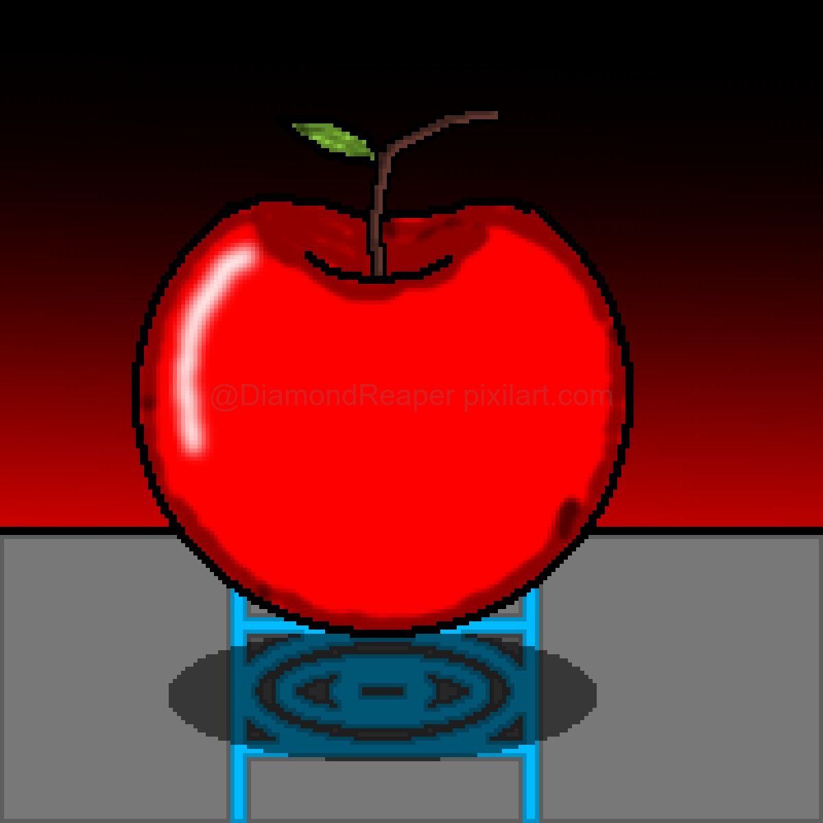 Pixilart - Floating Apple Challenge by DiamondReaper