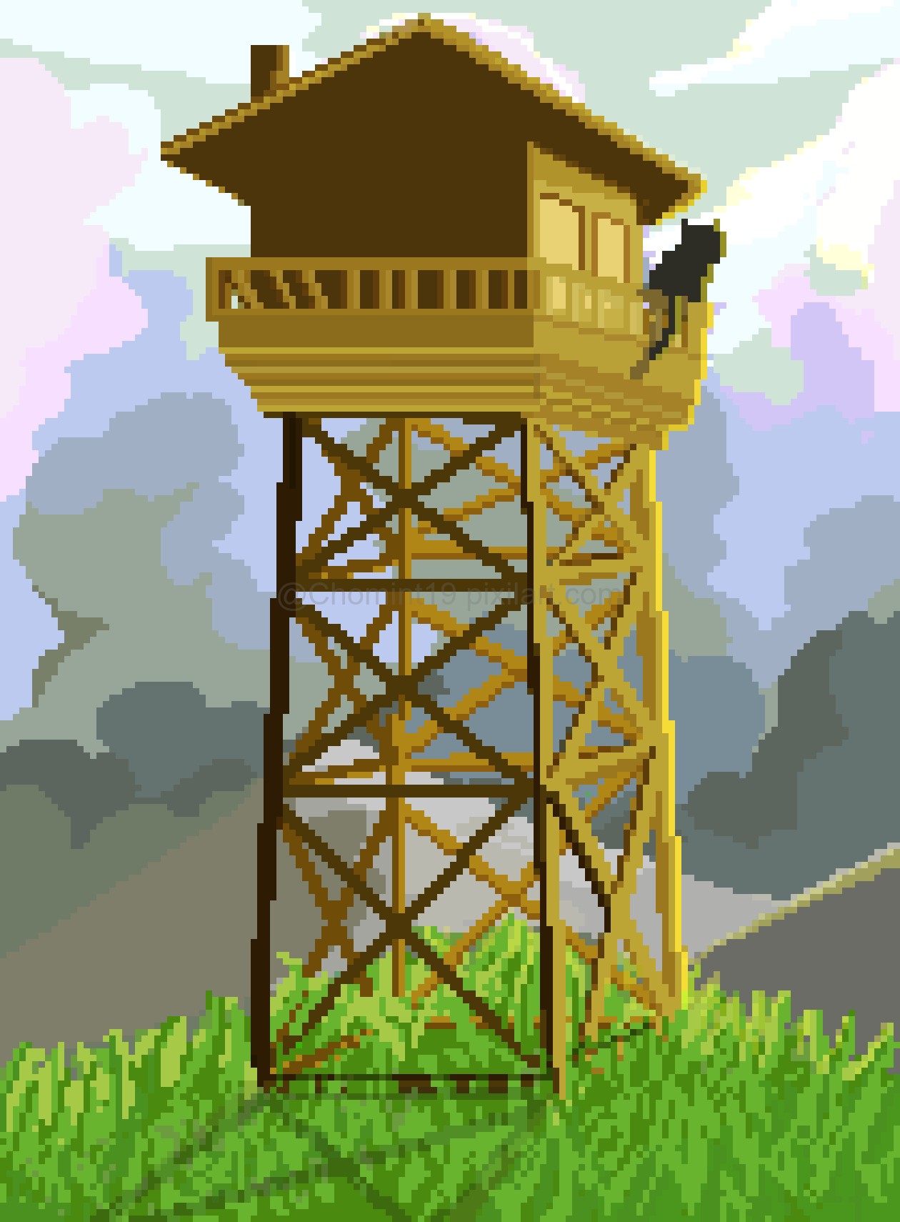 Watchtower - Daily Art Challenge - Pixilart