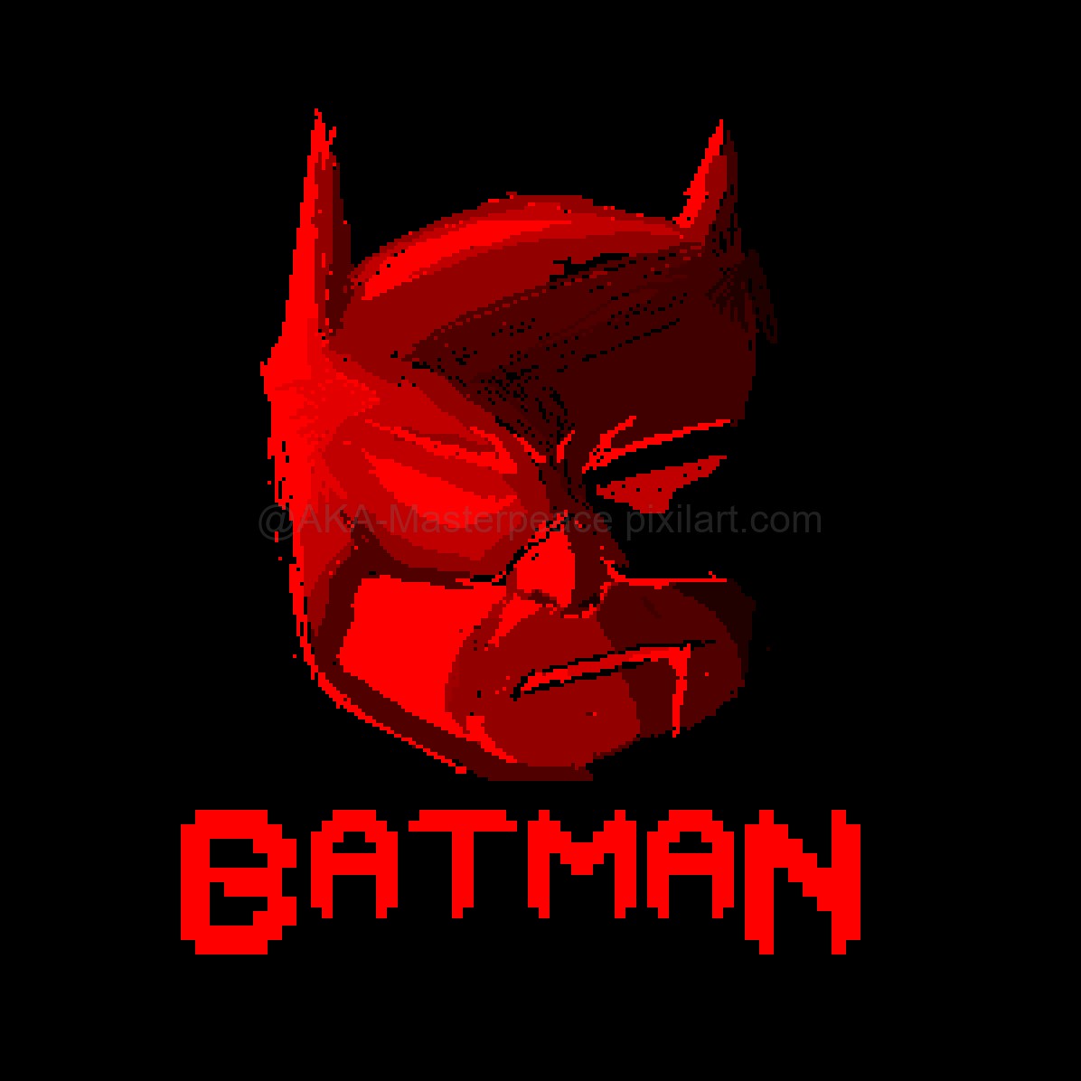 Pixilart - Angry Batman by AKA-Masterpeace
