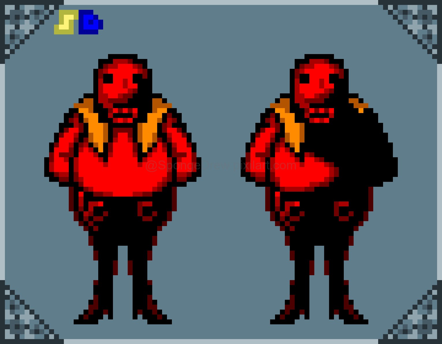 Pixilart - Starved sprites by SpongeDrew