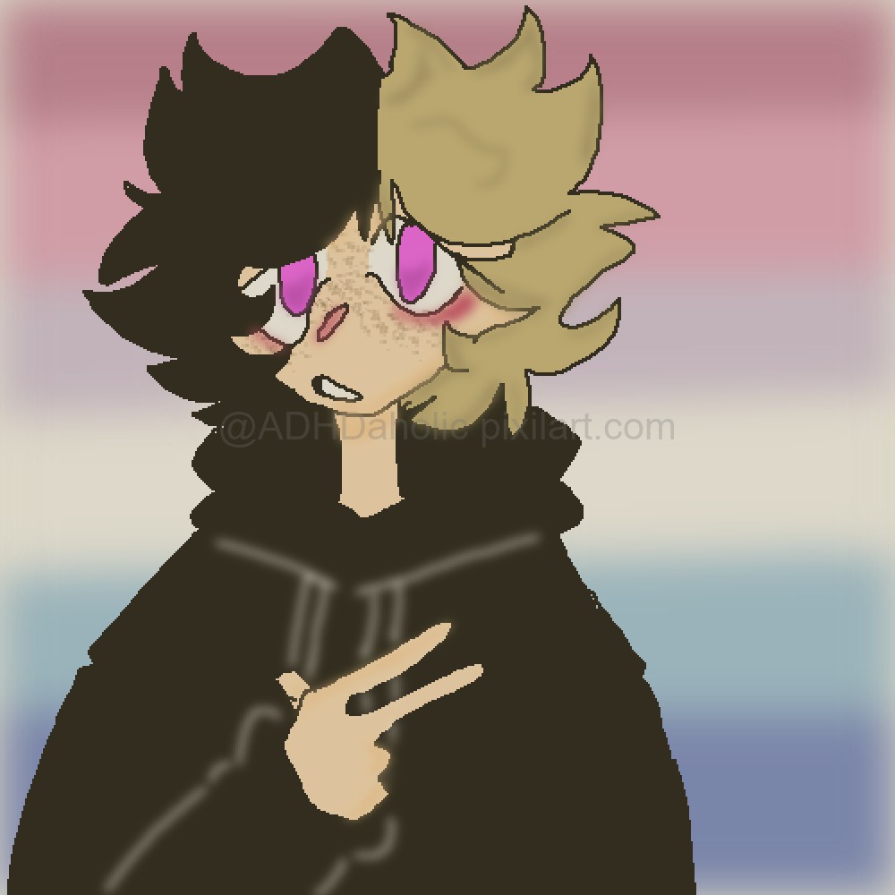 Pixilart - Bigender by ADHDaholic