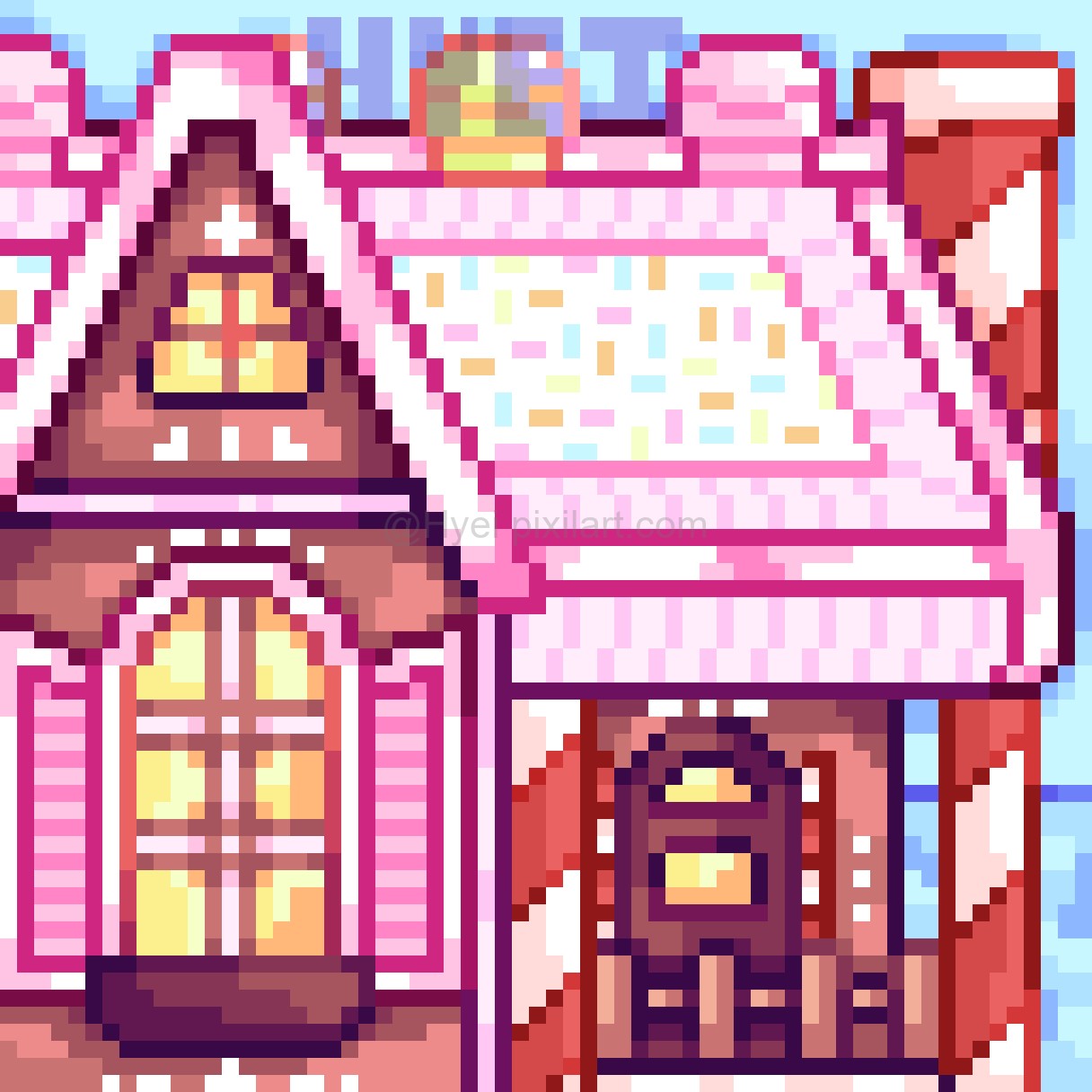 Gingerbread House - Daily Art Challenge - Pixilart