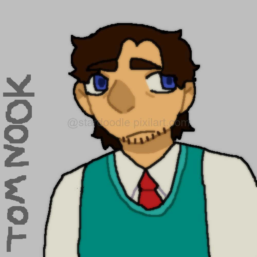 Pixilart - Tom Nook by stardoodle