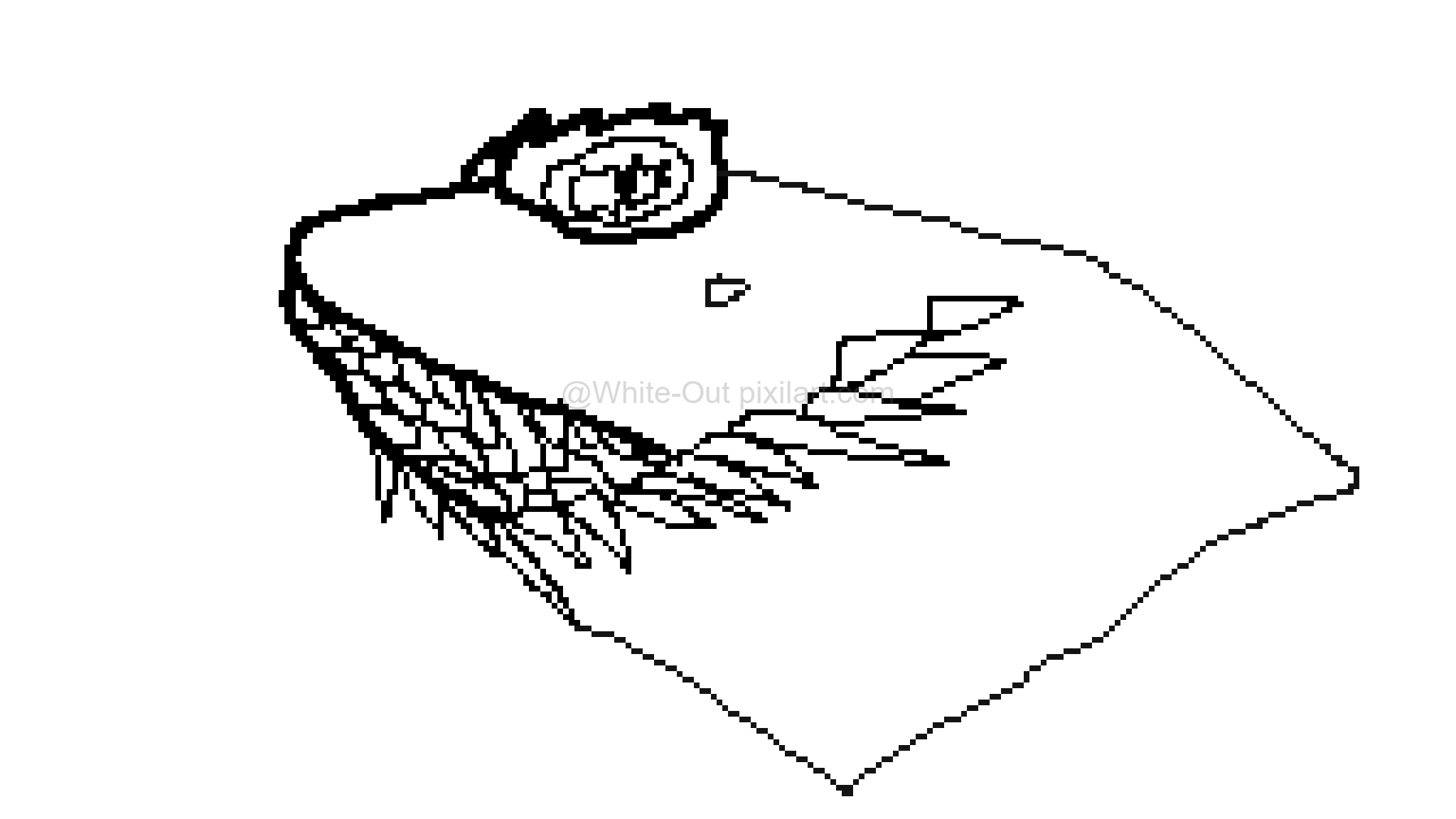 Pixilart - bearded dragon base :> (My lizard) by vHurricane