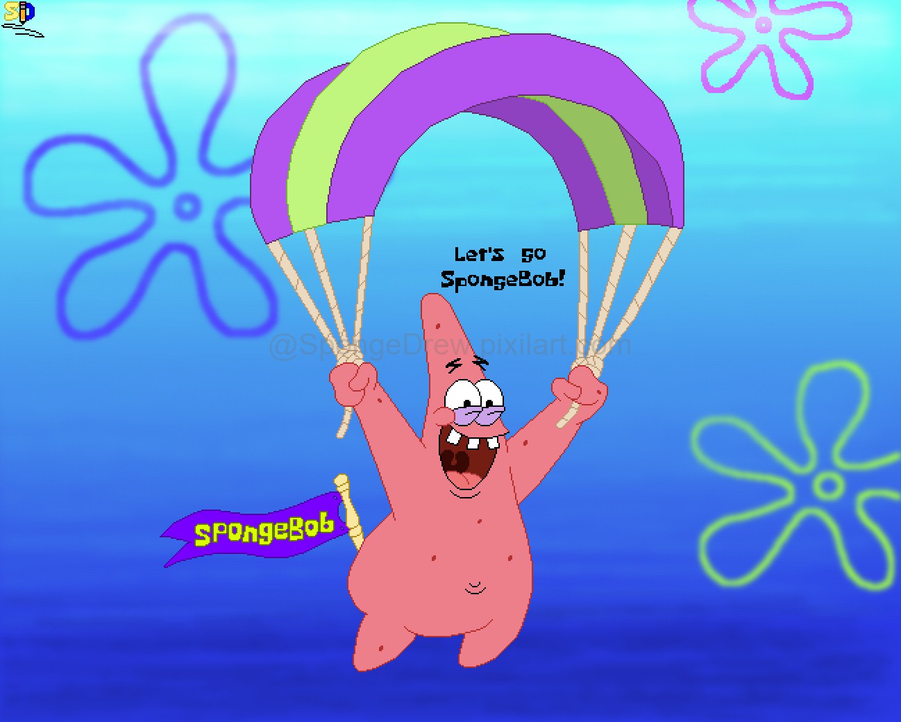 Pixilart - Patrick's Surprise by SpongeDrew