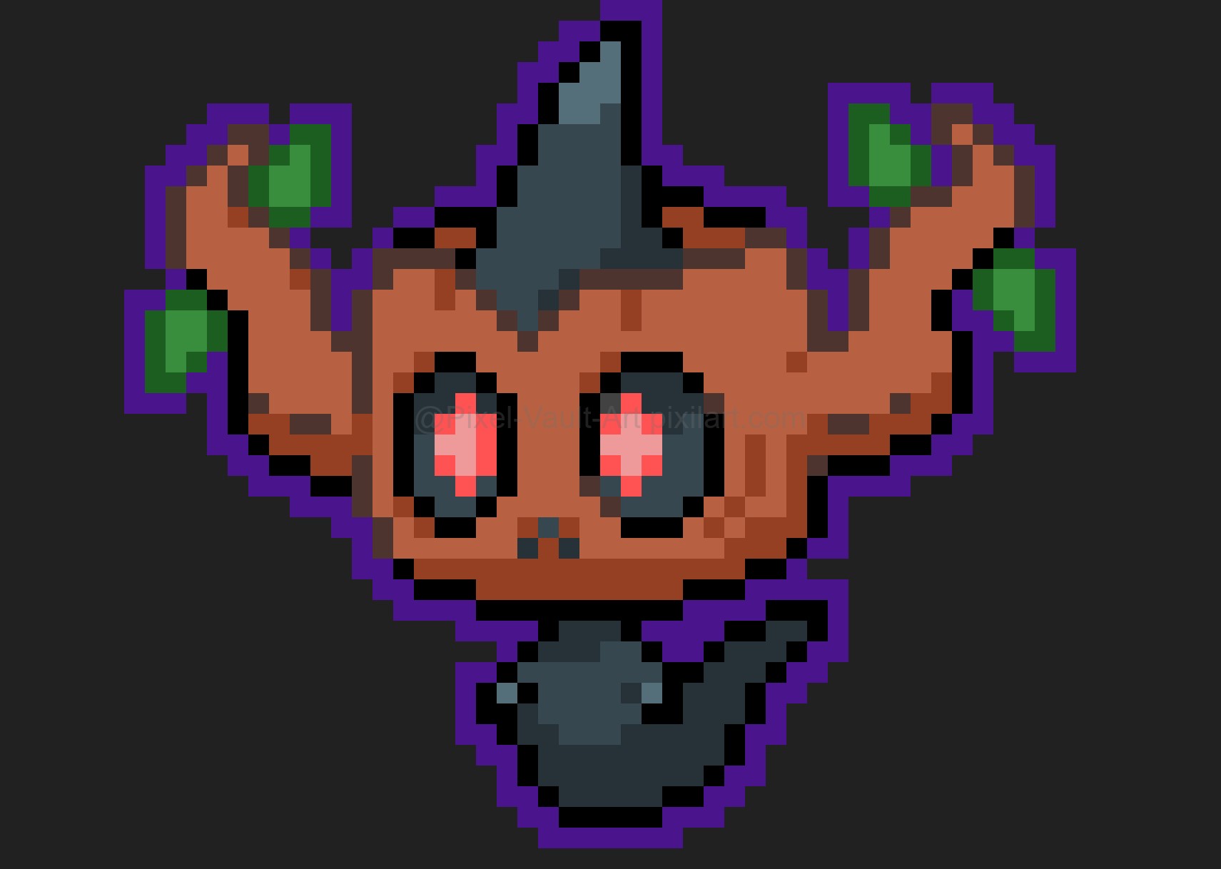 Pixilart - Pokemon Phantump Pixelart by PVaultStudio