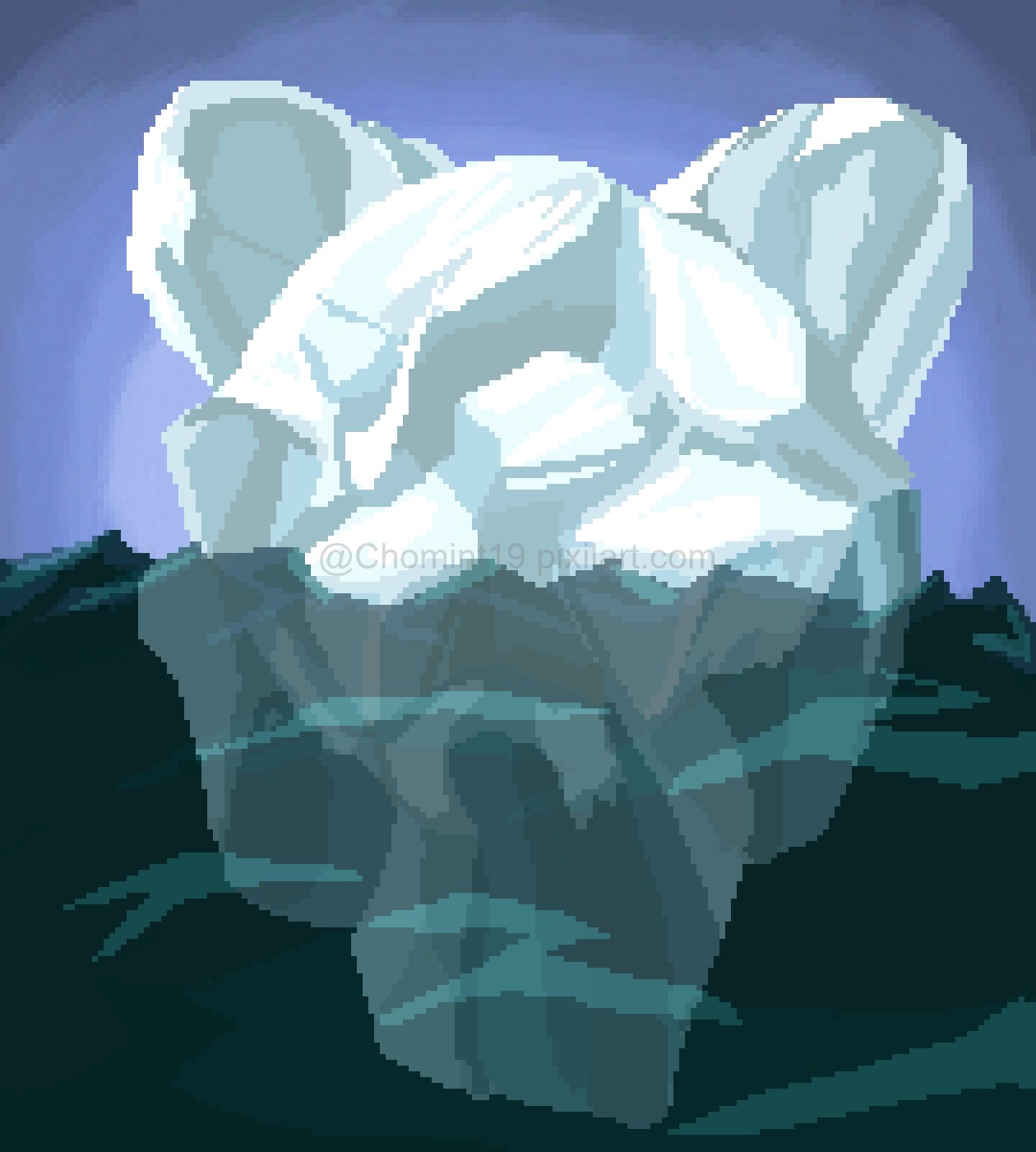 Pixilart - Day 333 Iceberg by Chomint19