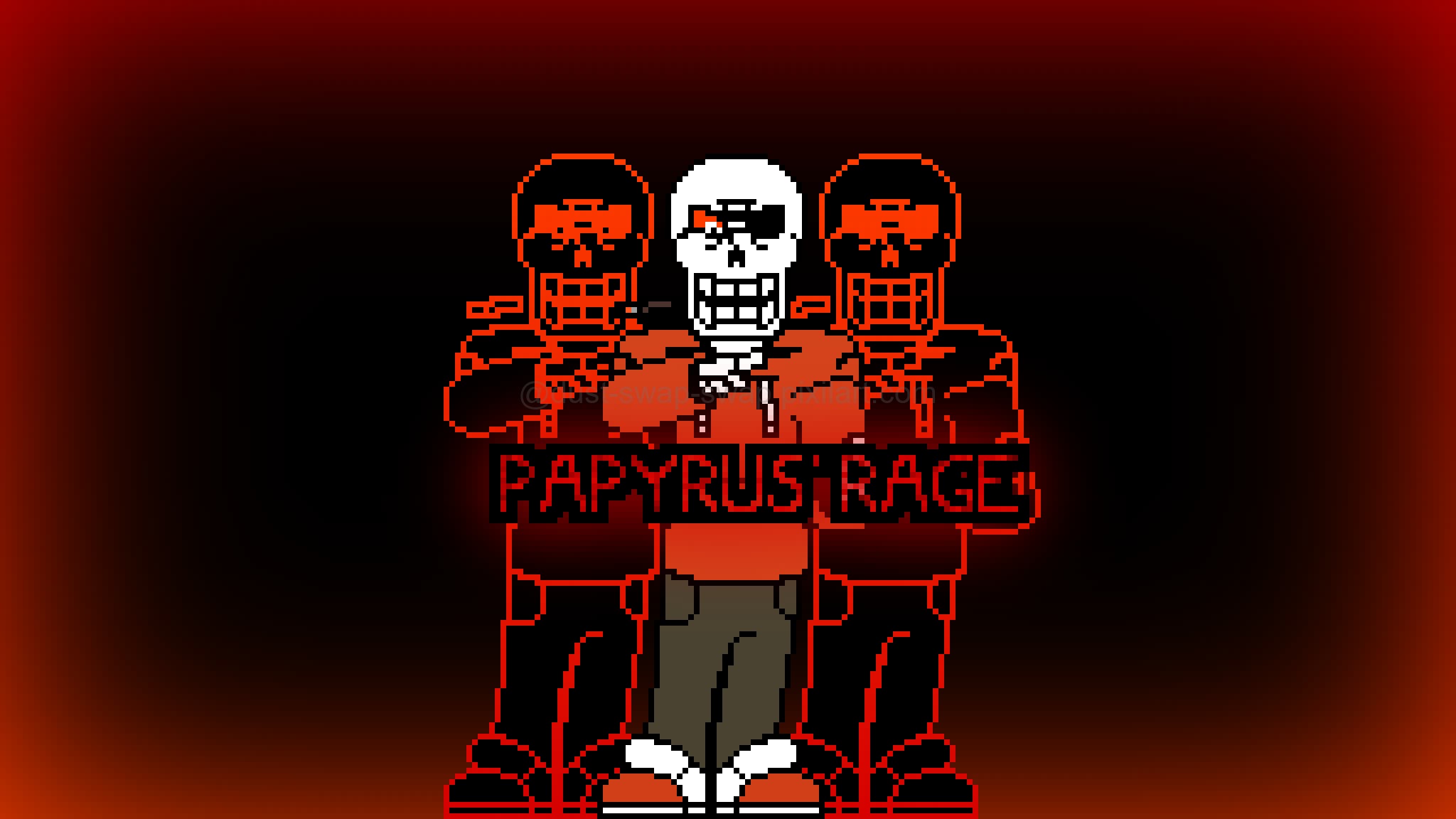 Pixilart - PAPYRUS' RAGE by dust-swap-swap