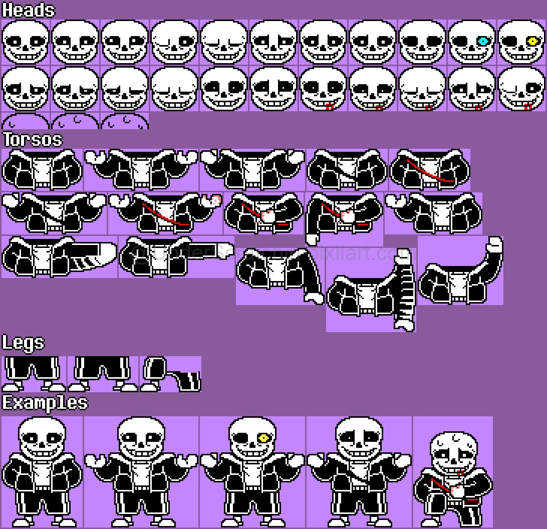 Sans Sprite Evo by UnderScratchin - Pixilart