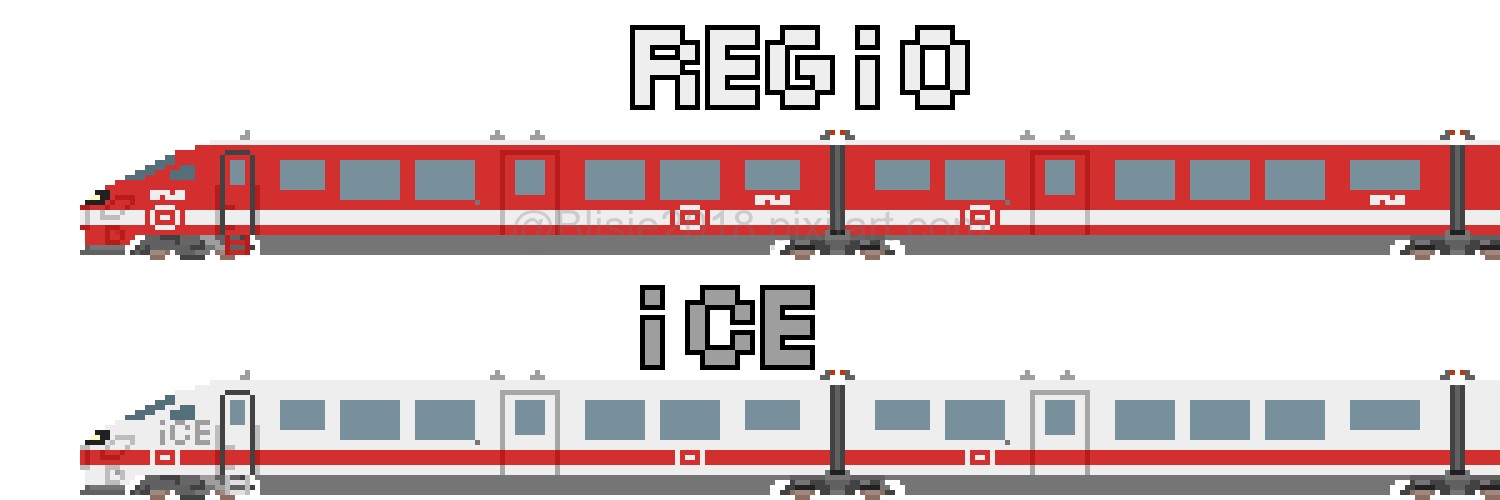 Pixilart - DB ICE and DB REGIO Intercity by TheRealBlisie