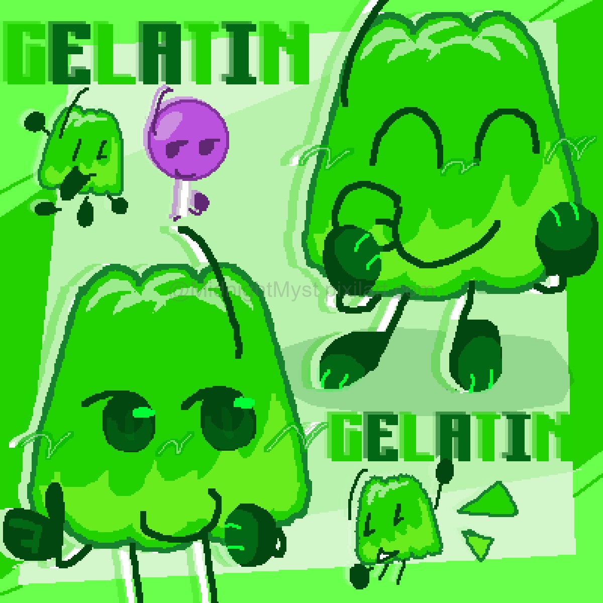 Pixilart - GELATIN!! DRAWING COMP WITH @TEARBALL by MidnightMyst