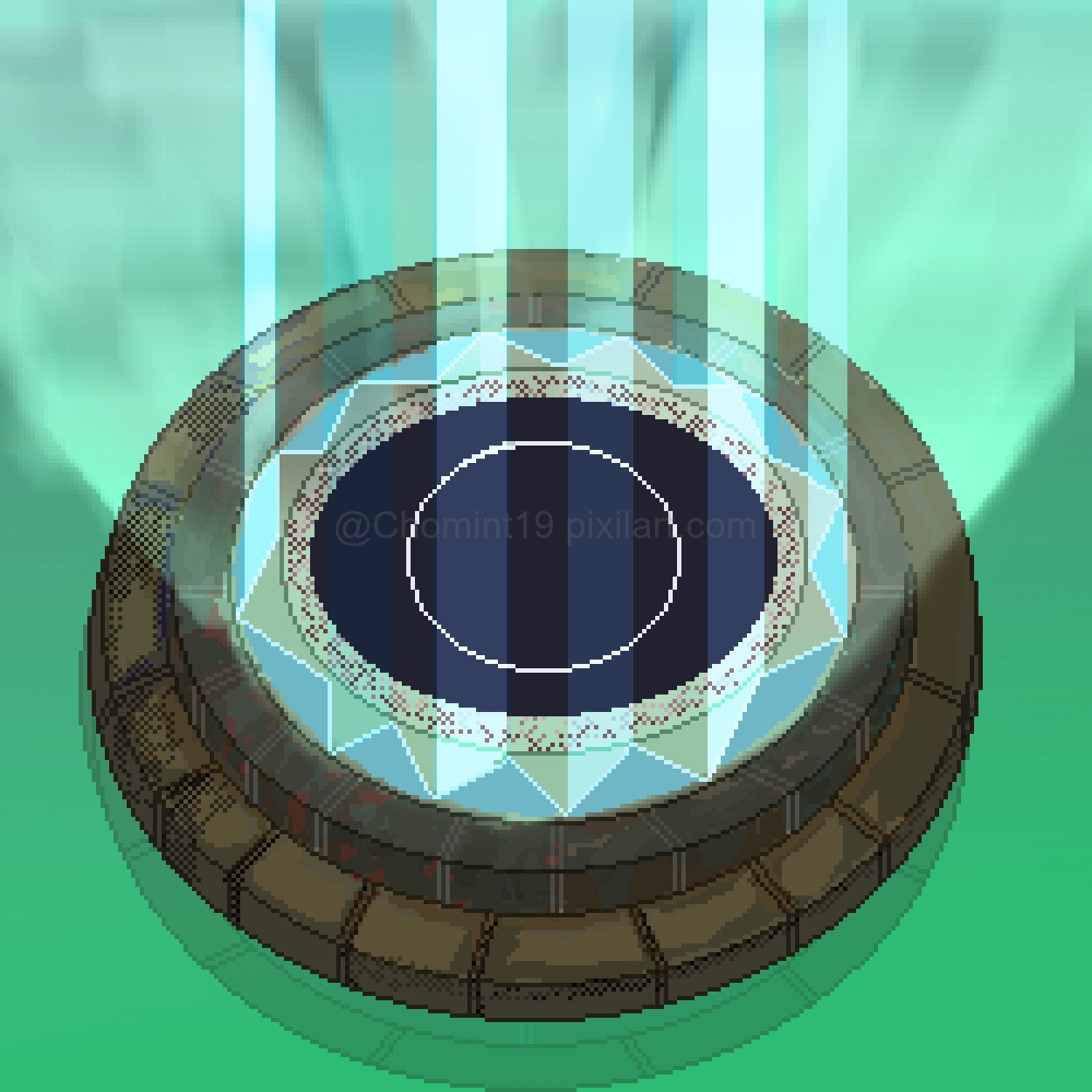 Pixilart - Day 281 Teleporter by Chomint19