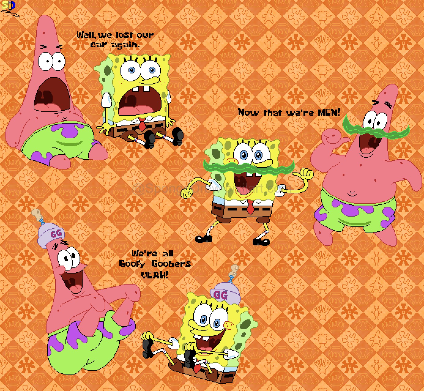 Pixilart - The Goofiest Hero's of the Ocean by SpongeDrew