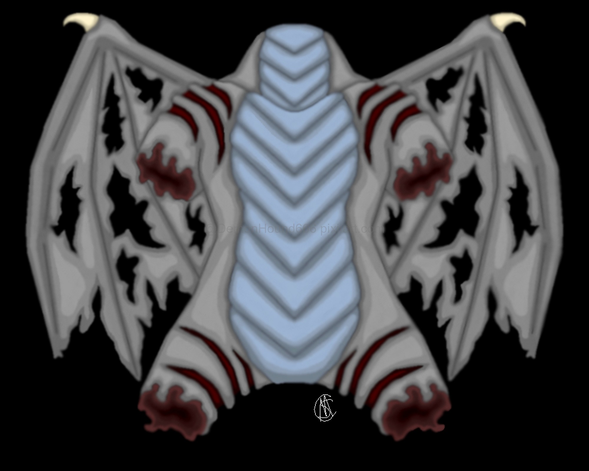 Pixilart - Dragon Corpse by DemonHound666
