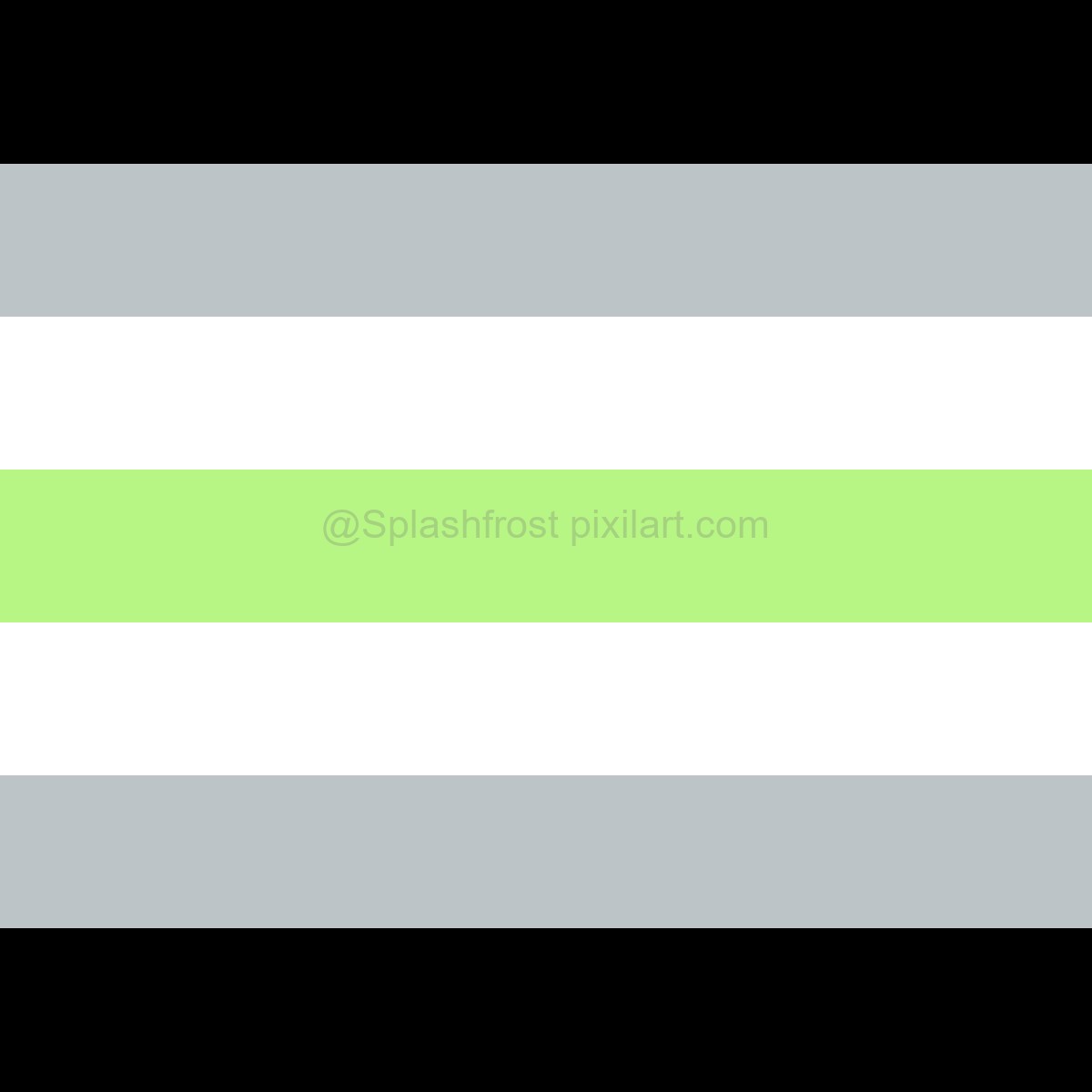 Pixilart - Agender Flag by Splashfrost