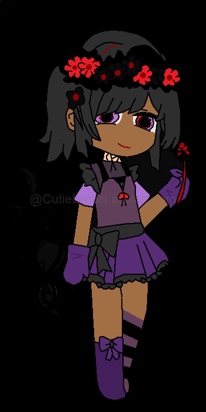 Pixilart - Purple gacha girlll by CutieBrown